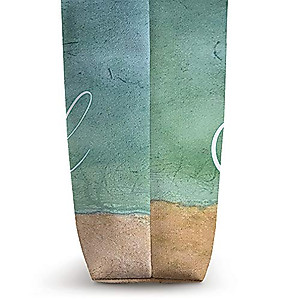 Christian Tote Bags for Women Beach Scene Psalm 23:1 Tote Bag