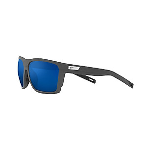 Costa Del Mar Man Sunglasses Dark Gray Frame, Blue Mirror Lenses, 61MM