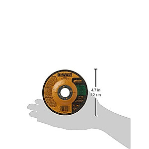 DEWALT 4-1/2" Cut Off Wheel, Concrete/Masonry, 4-1/2" x 1/8" x 7/8" (DW4528)