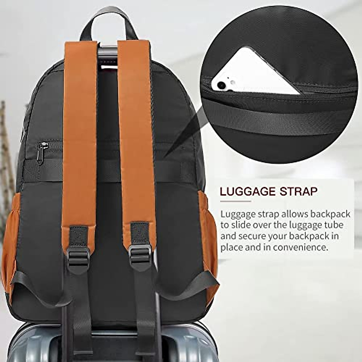 CLUCI School Backpack for Boys&Girls Classical Book Bag College School Daypack Casual Large Size Waterproof