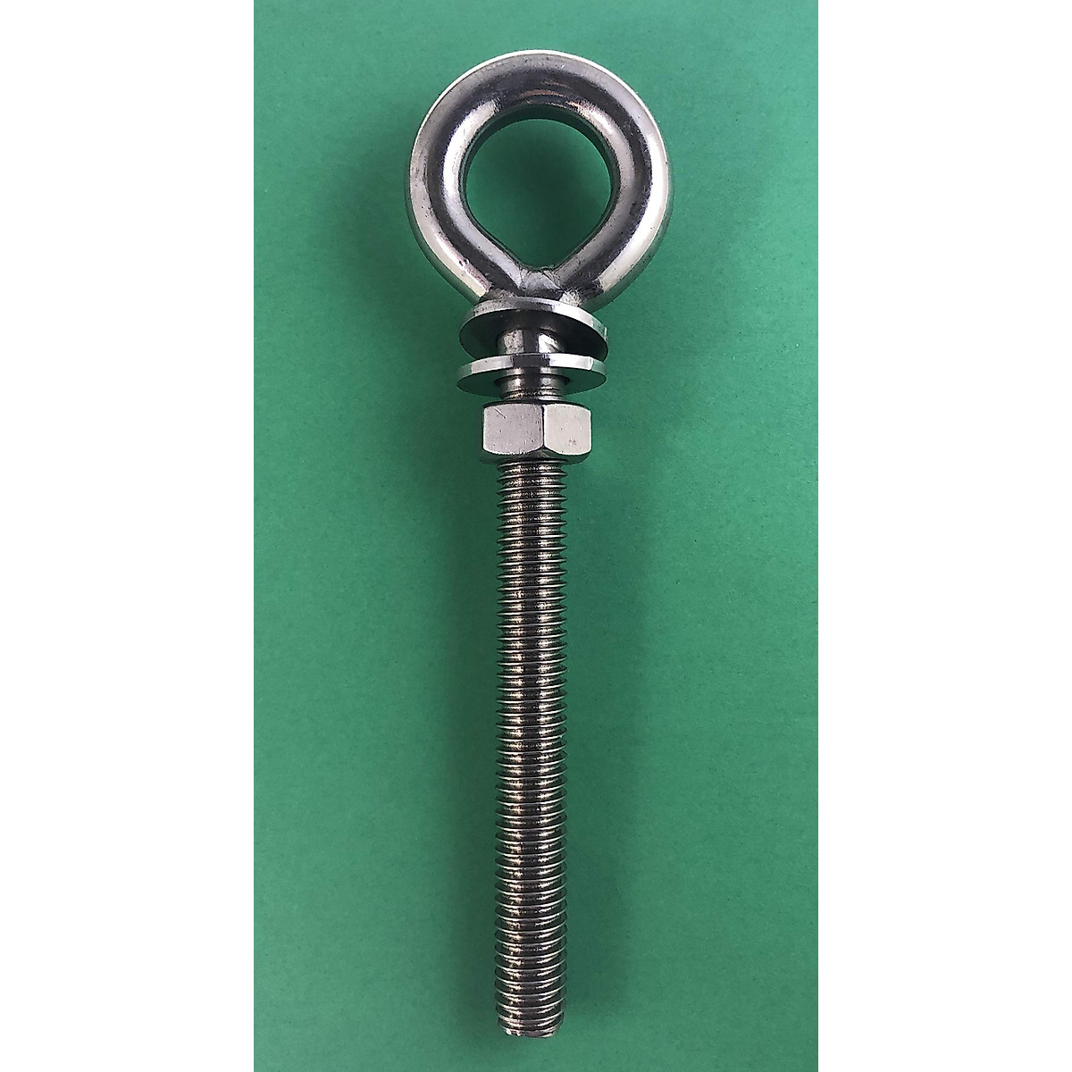 US STAINLESS Stainless Steel 316 1/2" Whitworth Eye Bolt 1/2" x 4 3/4" (12mm x 120mm) Marine Grade