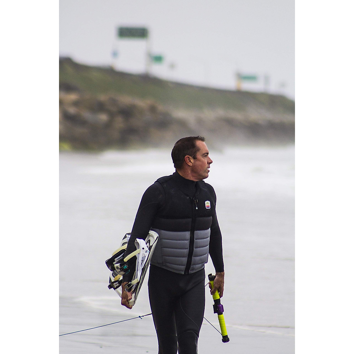 Jetpilot Draftline Neoprene Reversible Comp Vest- Black-XS