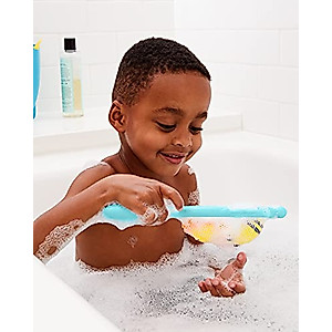 Skip Hop Bath Toy Gift Set  for Toddler: Submarine Monkey, Scoop & Catch Squirties, Stack and Pour Buckets, Fishin' Fox Toy