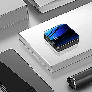 T-CORE Power Bank 10000mAh Portable Charger,Smallest External Battery Lightest Ultra Compact High Speed 2USB Cell Phone Mobile Pack for iPhone Xs 8 7 6 Samsung Galaxy Note S9 iPad Tablet-Black