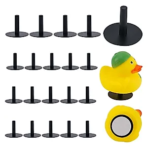 15pcs Duck Plug-Rubber Duck Mount-Plastic Duck Plug Holder for Jeep Dash Rubber Duck Holder for Dispaly Jeep Ducking Gifts(Excluding Rubber Duck) Self Adhesive