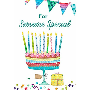 DaySpring - For Someone Special - Birthday – King James Version – 4 Design Assortment with Scripture – 12 Boxed Birthday Cards & Envelopes (J9175)