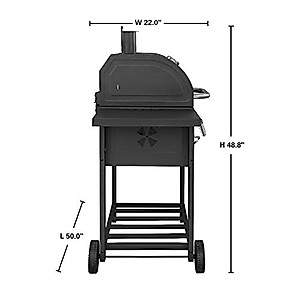 Royal Gourmet CD1824A Charcoal Grill,BBQ Outdoor Picnic, Camping, Patio Backyard Cooking, Black