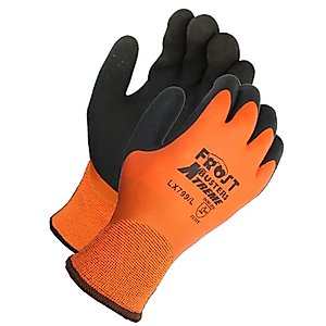 Frost Busters LX799 Winter Work Gloves Waterproof, Freezer Gloves, Thermal Insulated Gloves, Cold Weather Gloves, Firm Grip (Large, 1 Pair)