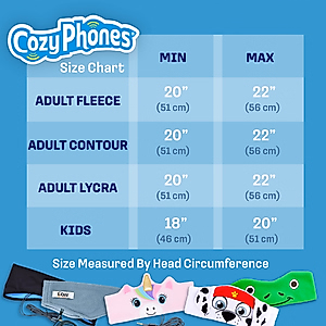 Kids Headphones by CozyPhones, Headband Earphones for Children, Baby, & Toddlers 1-3. Stretchy & Comfy for Home, Plane & Car Travel Accessories - Mystic Unicorn