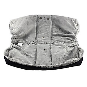 Fleece Stroller Hand Muff, BETITETO Winter Anti-Freeze Gloves for Baby Stroller Jogger Pram Water Resistant Warmer Gift for Parents and Caregivers (Black)