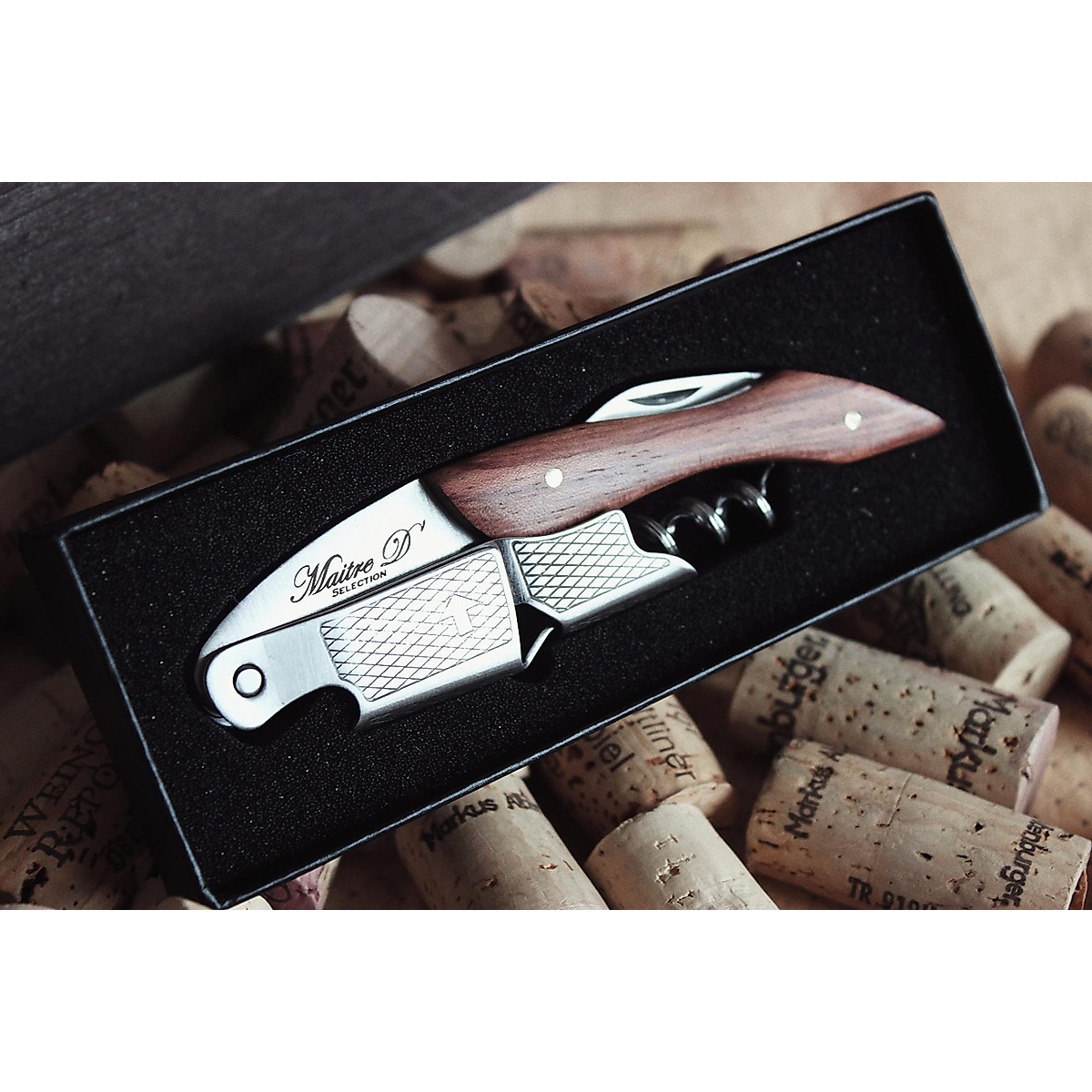 Corkscrew, Wine Opener, Bottle Opener, Waiters Wine Opener,Waiters Corkscrew,Professional Bottle Opener, Gift Wine Opener, 3 In 1 Bottle Opener, Manual Wine Opener, Manual Corkscrew