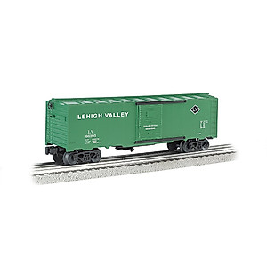 Bachmann Industries 40' Scale Box Car Lehigh Valley Green O Scale Train