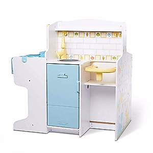 Melissa & Doug Mine to Love Baby Care Activity Center for Dolls - Kitchen, Nursery, Bathing-Changing - Pretend Play Baby Doll Accesories And Activity Center Play Set