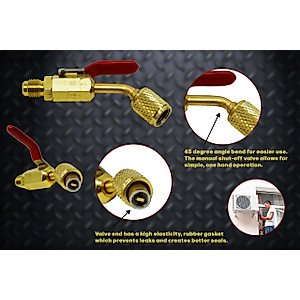 Lu-Hawk R410A Adapter Kit for Mini-Splits with Shut Off Valve.
