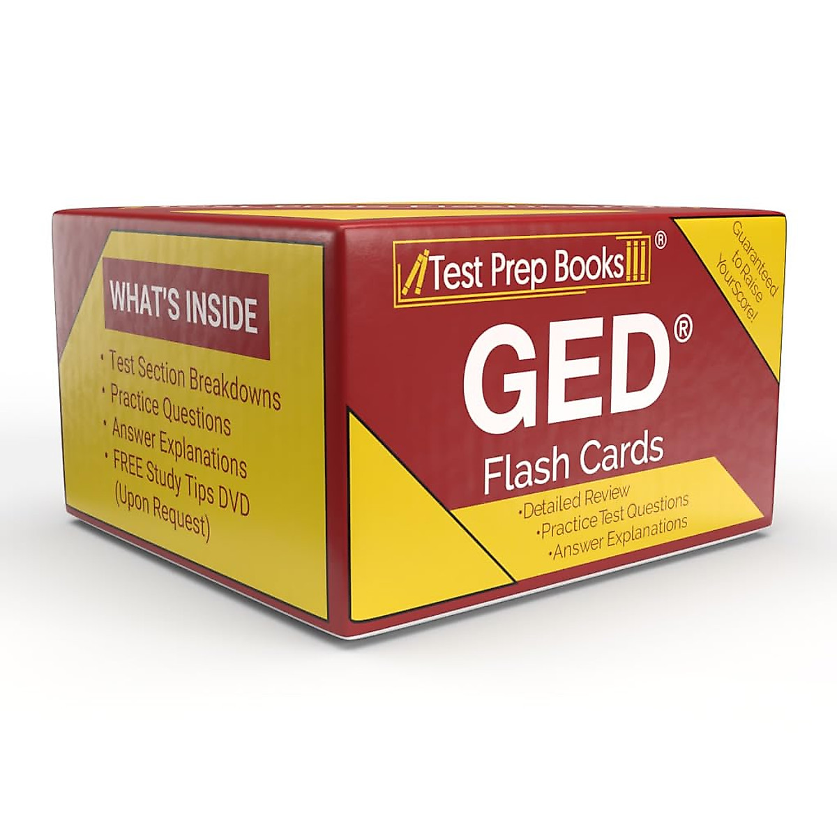 GED Study Cards 2025-2026: GED Test Prep and Practice Questions for All Subjects [2nd Edition]