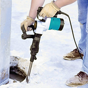 Makita HM1211B 20 lb. Demolition Hammer, Accepts 3/4" Hex Bits, Black