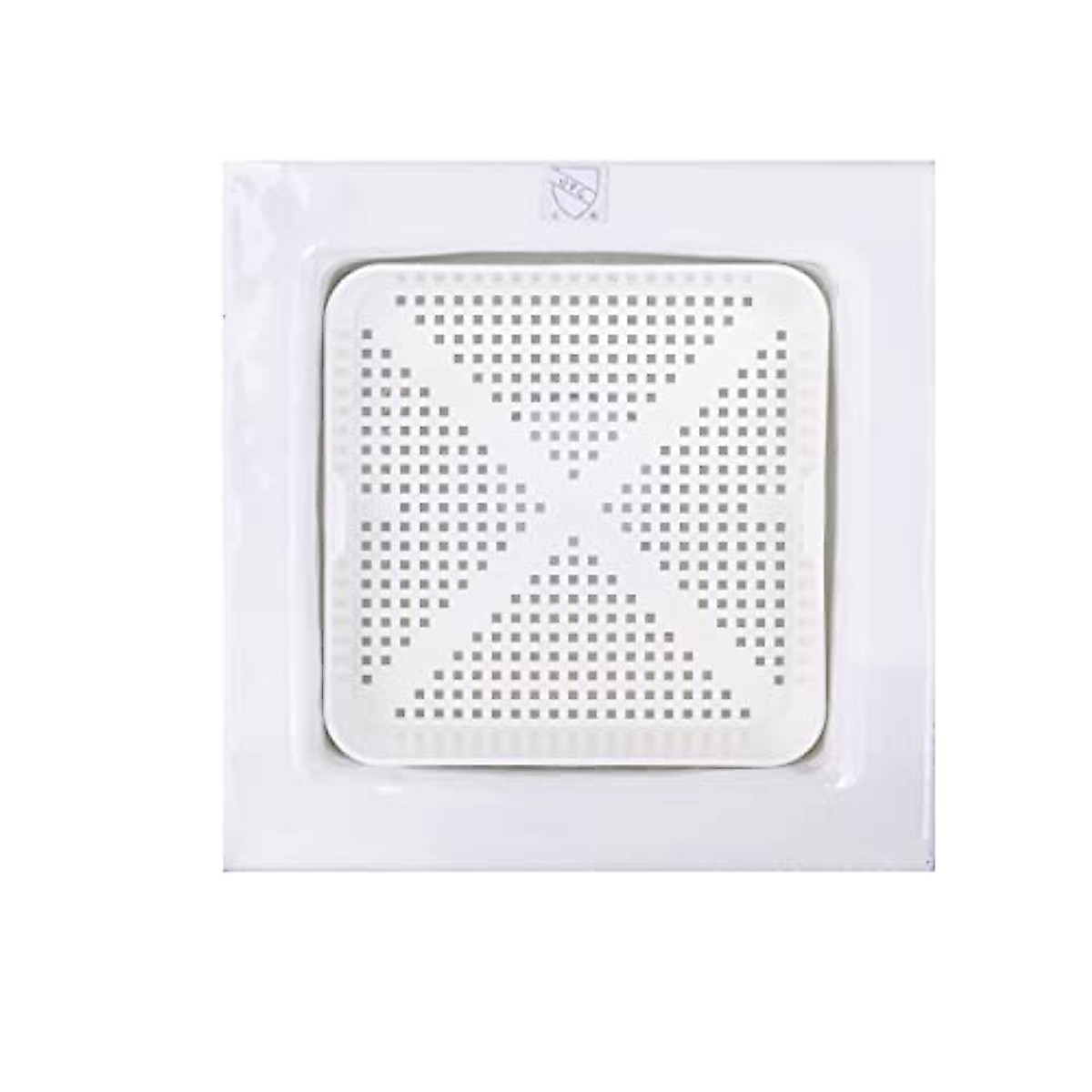 STEADYKLEEN - 8.5-inch Floor Sink Drain Cover Alternative, Square Drain Basket for Restaurants, Use Below 3 Compartment Sink. Sink Strainer with 0.19-inch Holes, Versatile Plastic Drain Screen Basket