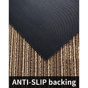 Rehert 12Tiles/32 sq Ft-Carpet Squares, Commercial Carpet Tiles, 0.27" Pile Height, Tiles Carpet, PVC Backing Non-Slip, 20" x 20" Berber (Loop Pile)