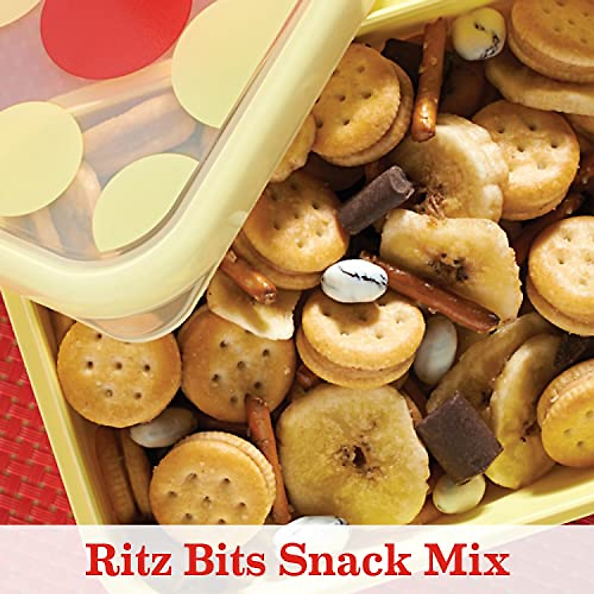 RITZ Bits Peanut Butter Cracker Sandwiches, Big Bag, 3 Ounce (Pack of 12)