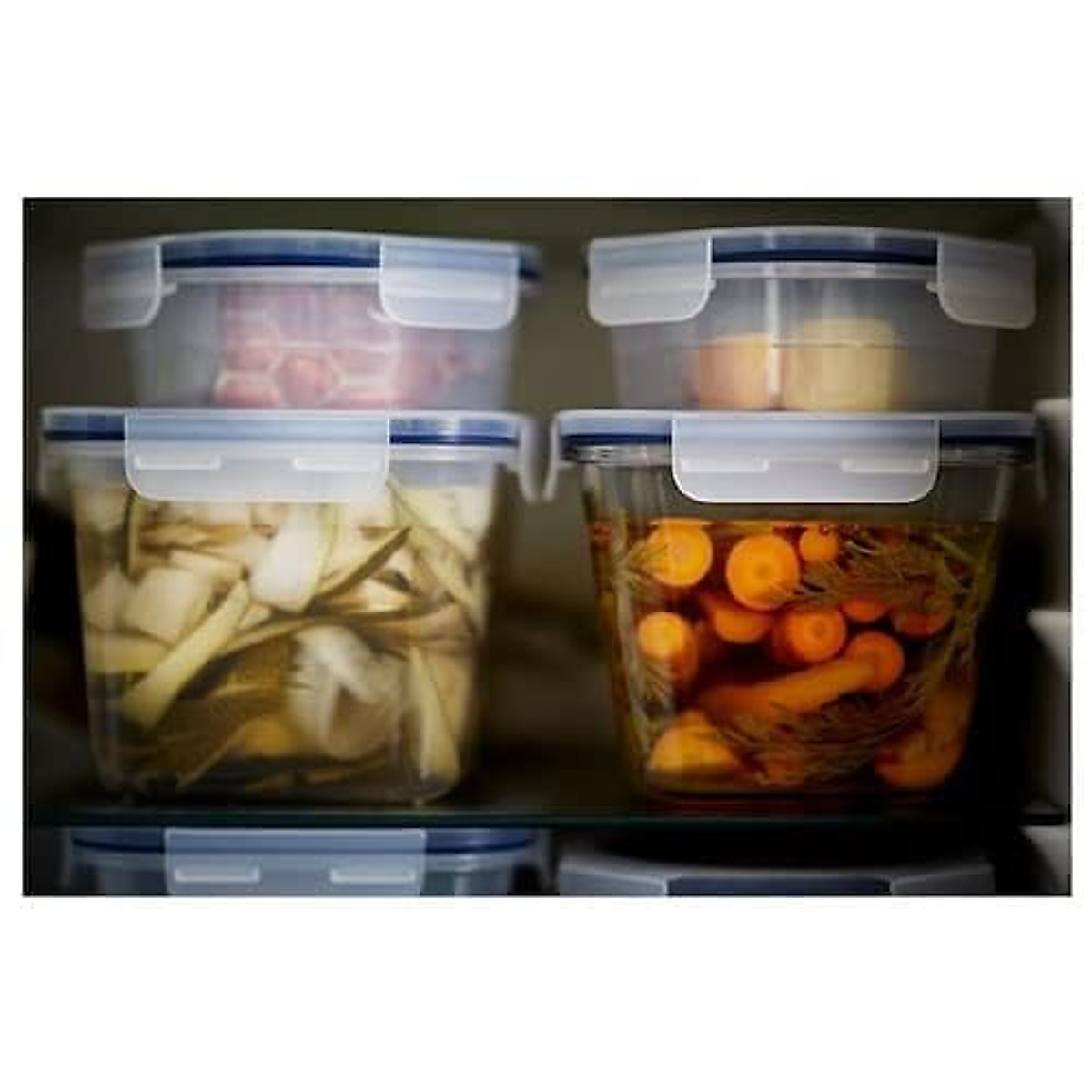 IKEA 365+ Food Container With Lid 750 ml( Set of 3 PC )