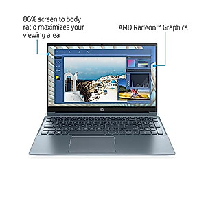 2022 Newest HP Pavilion 15.6" IPS FHD 1080P Laptop, 8-Core AMD Ryzen 7-5700U (Up to 4.3GHz, Beat i7-1180G7), 16GB RAM, 1TB NVMe SSD, Webcam, WiFi 6, 9+ Hours Battery, Audio B&O, Win11+Cables