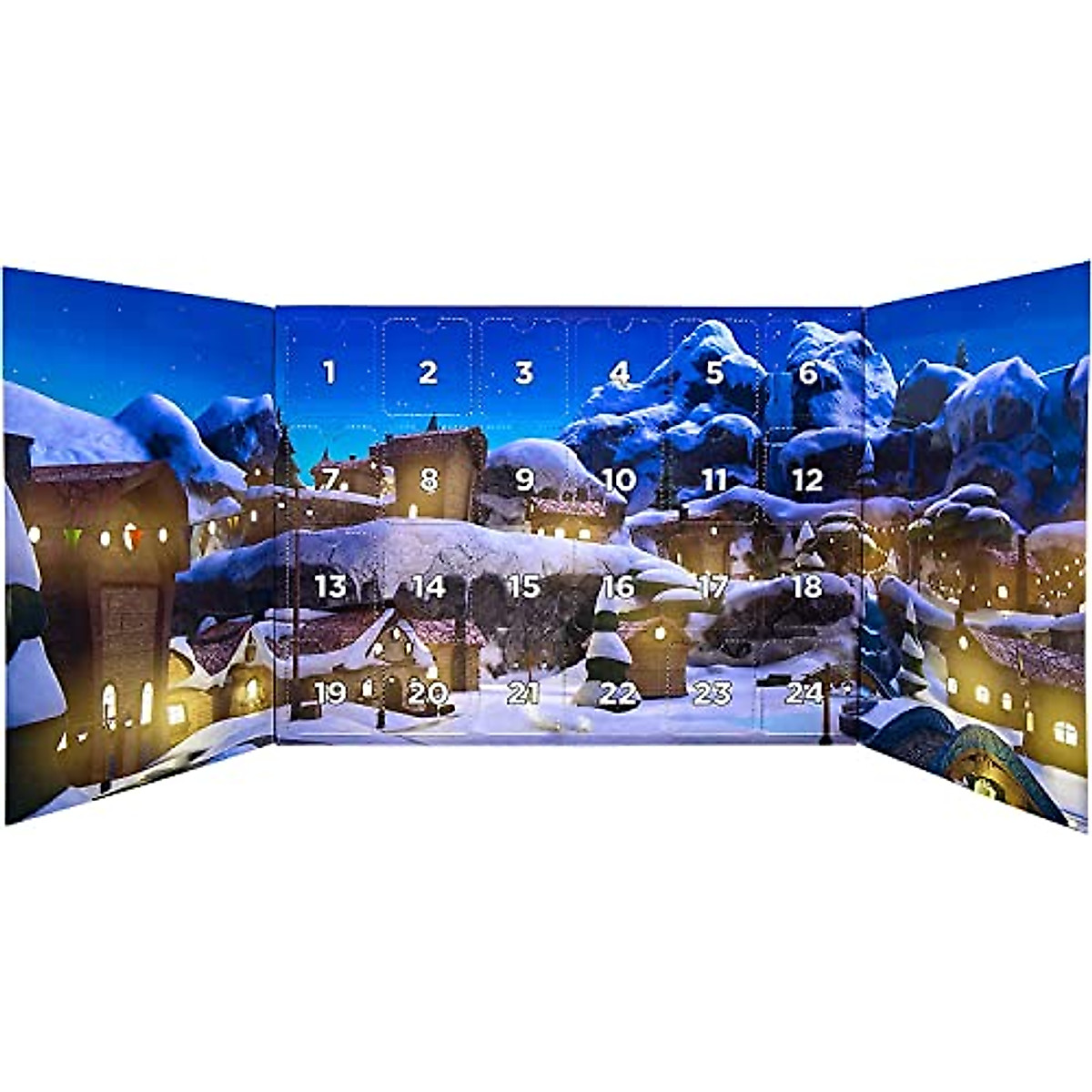 Roblox 2024 Holiday Advent Calendar for Kids, 24 Day Gift Playset - Toy Set Includes 6 Figures, 18 Accessories, 2 Redeemable Codes & More - 30 Pieces Total - Christmas Gift for Boys & Girls Ages 6+