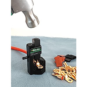 UTZIKO Hammer Lug Crimper Tool for 8 AWG - 0000 AWG Battery and Welding Cables