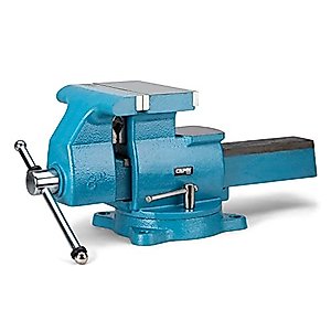 Capri Tools 8 in. Reversible Bench Vise, 8 in. Jaw Width, 8.3 in. & 12.2 in. Jaw Opening