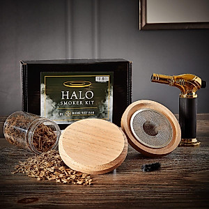 Monogrammed Halo Cocktail Smoker Kit with Torch 5pc (Personalized Product)