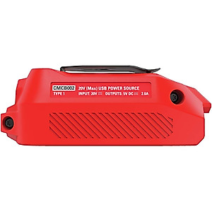 CRAFTSMAN V20 USB Adapter, USB Power Source for Charging Phone, Tablet, Batteries, and More, Bare Tool Only (CMCB002B)