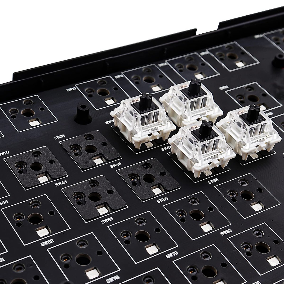 Terukir Wunzkii Mechanical Keyboard Switch Pads 120 Pcs Hot-Swappable Keyboard Switches Muffler Pad Anti-Static Eva Material for Mechanical Keyboard