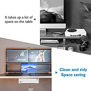 Under Desk Mount for Xbox Series S, Stealth Mount Under Desk Holder Only for Xbox Series S, Xbox Series S Accessories