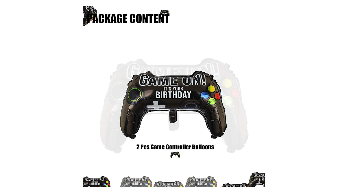 Video Game Controller Balloons - Perfect for Birthday Parties