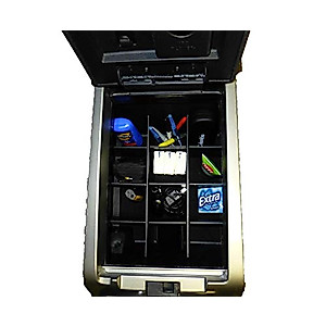 Vehicle OCD - Center Console Organizer for Ford F150 (2009-2014) (Floor Shift w/Bucket Seat Only)(Without USB, RCA, 12V in Front of Console) - Made in USA