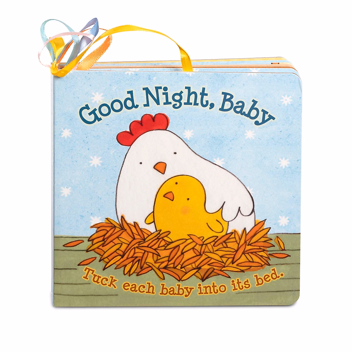 Melissa & Doug Children's Book - Good Night, Baby (Board Book with 5 Play Tags to Tuck into Pockets)