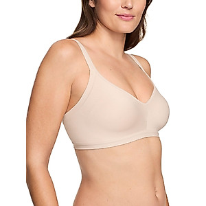 Warner's womens Easy Does It Underarm Smoothing With Seamless Stretch Wireless Lightly Lined Comfort Rm3911a Bra, Butterscotch, Medium US
