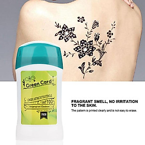 Tattoo Transfer Stick, Professional Tattoo Transfer Soap Stencil Primer Tattoo Supplies, 51g