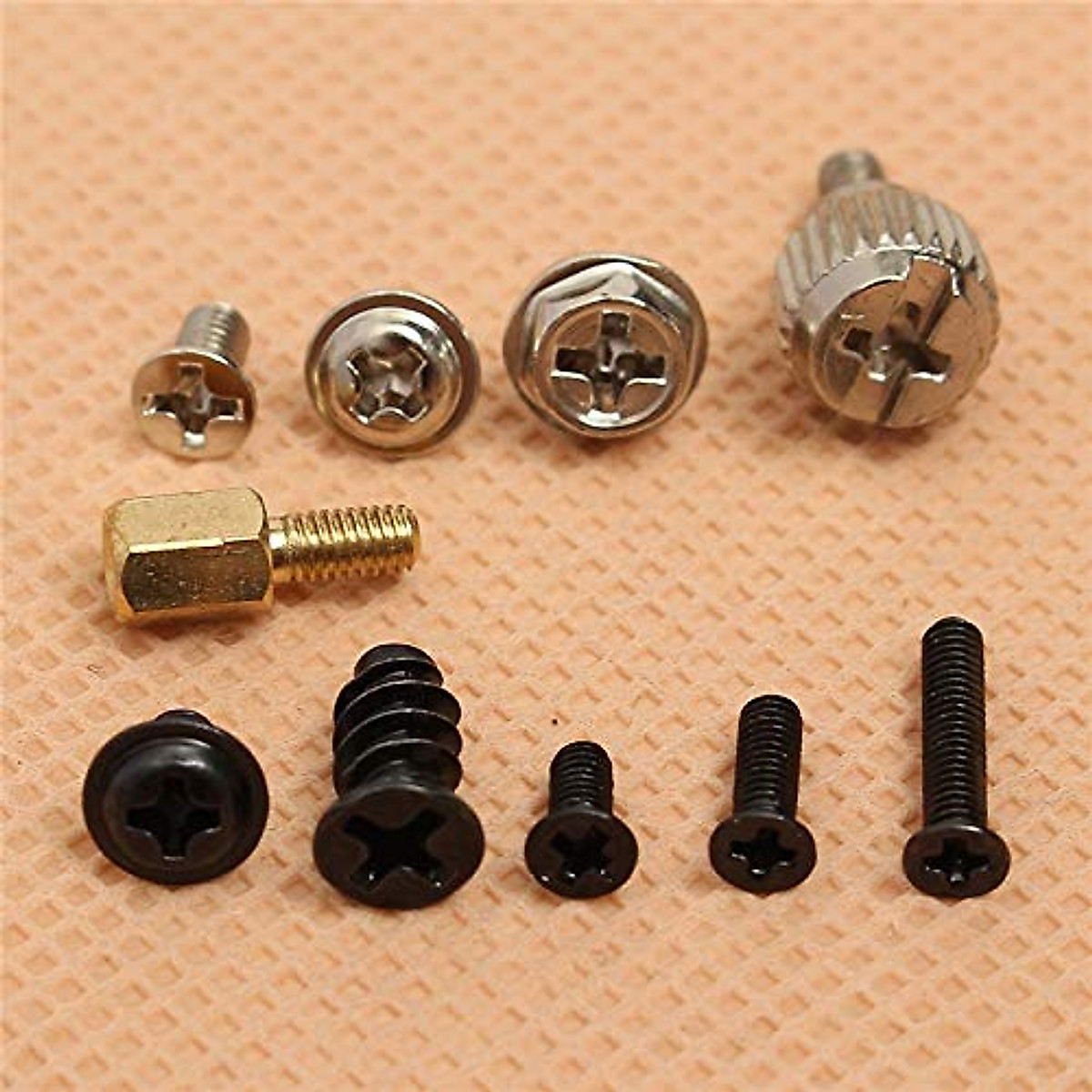Screw 165pcs/Set Computer Screws Kit for Motherboard PC Case CD-ROM Hard Disk Notebook
