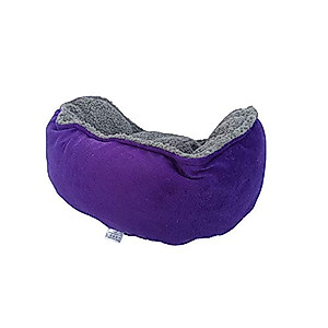 PAWSINSIDE Guinea Pig Warm Fleece Bed Small Animal Winter Cuddle Mat Bed for Ferret Rat Hedgehog Chinchilla (Purple)
