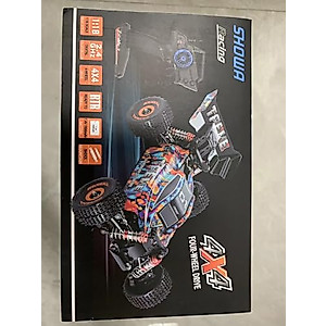 WLtoys 184016 Scale 1/18 75KM/H 2.4G RC Car Brushless 4WD Electric High Speed Off-Road Remote Control Drift Toys for Children Racing (184016 1 * 1500mAh)