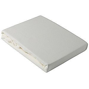 Premium Organic Baby Crib Sheet - 100% Turkish Cotton - Off-White Jersey Knit - Snug Fit, Ultra-Comfy, Clean and Safe Sheets - GOTS Certified - (Natural - Ecru Color)