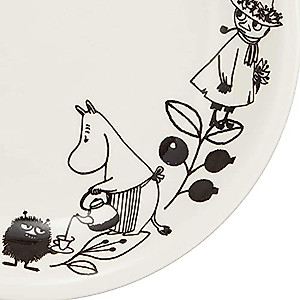山加商店 Yamaka Shoten Moomin MM1400-52 Moomin Valley Plate, 6-Piece Set, Microwave, Dishwasher Safe, Moomin Goods, Scandinavian, Mother's Day, Gift, Tableware, Gift, Wedding Gift, Made in Japan