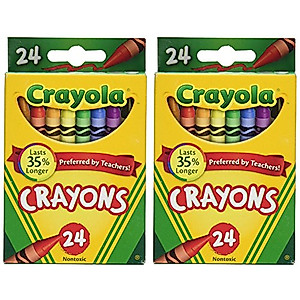 Crayola Crayons 24 Count - 2 Packs (52-3024)