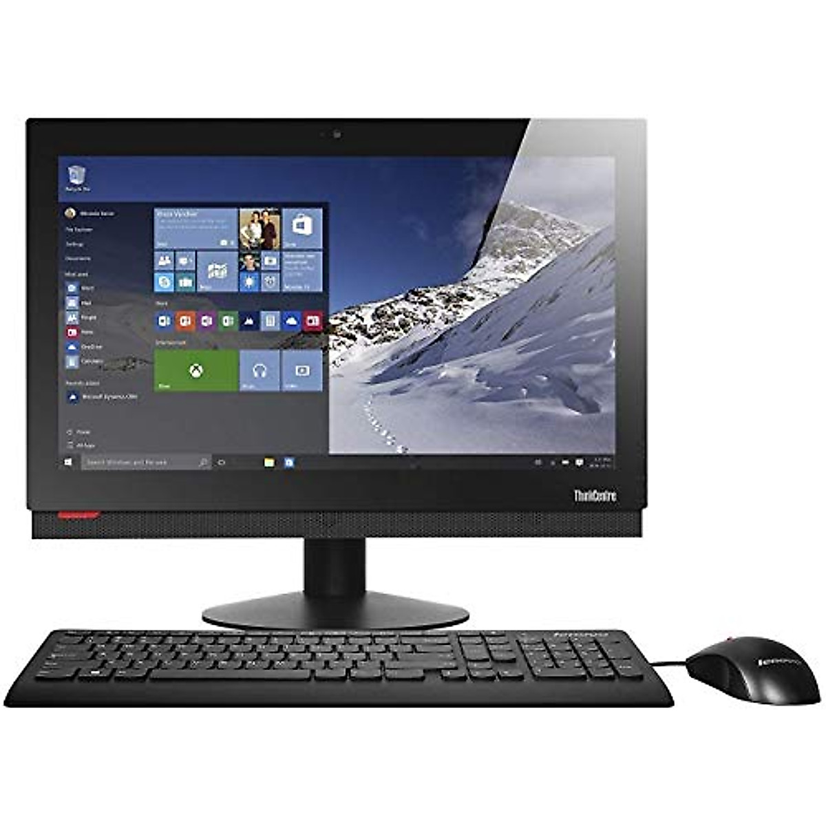 Lenovo ThinkCentre M900Z 23in HD All-in-One Desktop Computer, Intel Quad Core i5-6500-3.2 GHz, 8GB RAM, 256GB SSD HDD, USB 3.0,DisplayPort, RJ-45, Windows 10 Professional (Renewed)