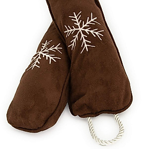 Simply Genius Cold Weather Door Draft Stopper - 36 Inch Brown Wind Blocker for Door Bottom and Window Sill