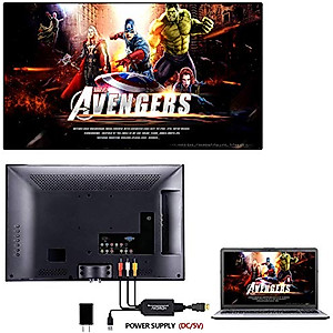 HDMI to RCA Converter, HDMI to RCA Cable, 1080P HDMI to AV Adapter Cable Supports NTSC for TV Stick, Roku, Chromecast, Apple TV, PC, Laptop, Xbox, HDTV, DVD Etc