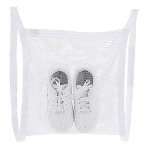 Shoe Washing Machine Bag Laundry Shoe Bag Mesh Laundry Bag Sneaker Dry Bag with Strap And Zipper Sneaker Laundry Dryer Bag for Clothing Shoes Reusable Bag Tool Laundry Accessories 16.3 x15.9 Inch
