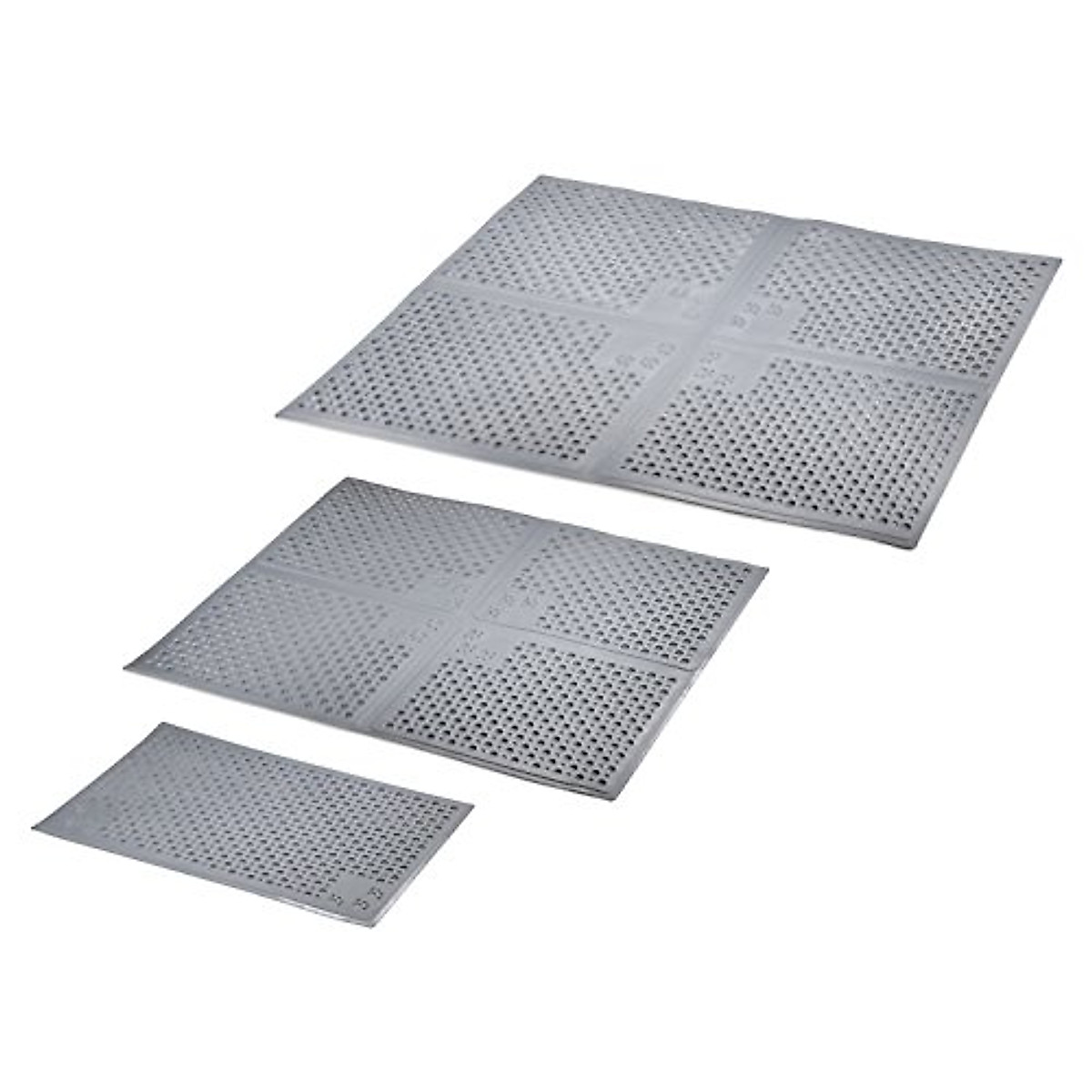 Petlinks Purr-fect Paws Multipurpose Cat Litter Mat - Gray, Medium