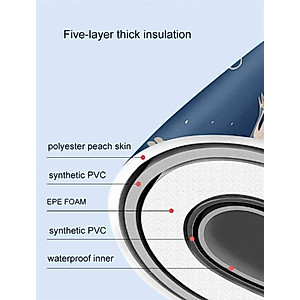 40" Portable Foldable Bathtub, Soaking Bathing Tub for Adults, Separate Family Bathroom SPA Tub with Drain, Ideal for Hot Bath Ice Bath, Black