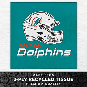Miami Dolphins Napkins, 48 ct